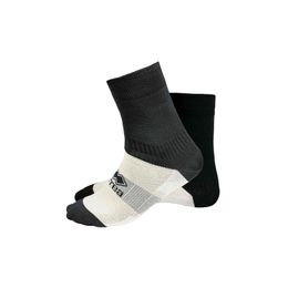 Errea Sportsocken Jungen Gr&ouml;&szlig;e 50/92 beigemeliert / schwarz