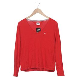 Tommy Jeans Langarmshirt Damen Gr&ouml;&szlig;e M rot