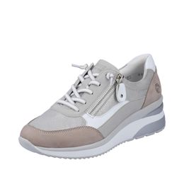 Remonte Sneaker Damen Gr&ouml;&szlig;e 41 grau / greige / offwhite