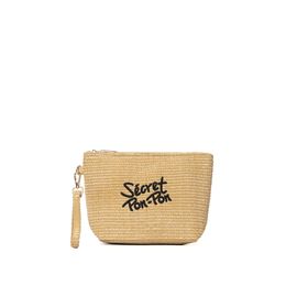 Secret Pon Pon Clutch 'Ereba Lux' Damen Gr&ouml;&szlig;e One Size beigemeliert