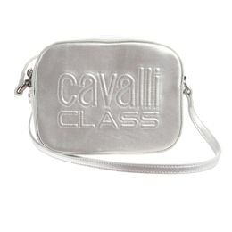 Roberto Cavalli Schultertasche / Umh&auml;ngetasche Damen Gr&ouml;&szlig;e One Size silber