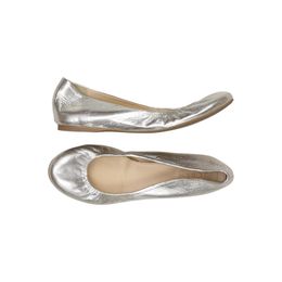 J.Crew Ballerina Damen Gr&ouml;&szlig;e 37.5 silber