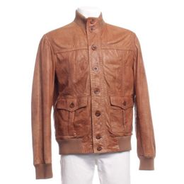 Roberto Cavalli Lederjacke / Ledermantel Herren Gr&ouml;&szlig;e M/L braun