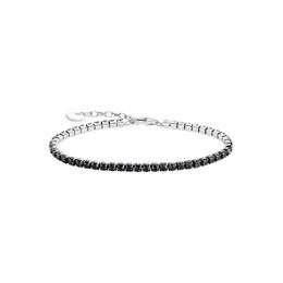 Thomas Sabo Armband Herren Gr&ouml;&szlig;e 21 schwarz / silber