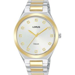 Lorus Analoguhr Damen Gr&ouml;&szlig;e One Size gold / schwarz / silber / wei&szlig;