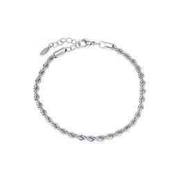 TIMI OF SWEDEN Armband 'Gustav', wasserfest, 21cm, mit einer 3cm-Verl&auml;ngerung, frei von Nickel Herren Gr&ouml;&szlig;e One Size silber