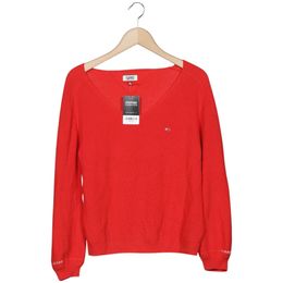Tommy Jeans Pullover Damen Gr&ouml;&szlig;e M rot