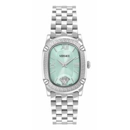 Versace Uhr Damen Gr&ouml;&szlig;e One Size aqua / silber