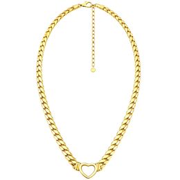 Bs Schmuckdesign Kette 'Bold Love' Damen Gr&ouml;&szlig;e 40 / 45 cm gold