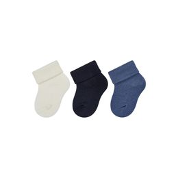 Sterntaler Socken M&auml;dchen Gr&ouml;&szlig;e one size creme / blau / dunkelblau
