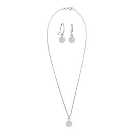 Elli Schmuckset Damen Gr&ouml;&szlig;e One Size silber / wei&szlig;