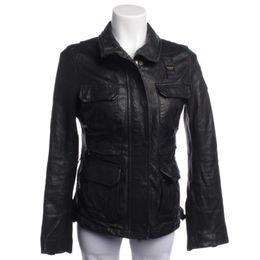 Blauer.usa Lederjacke / Ledermantel Damen Gr&ouml;&szlig;e S schwarz