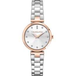 Trussardi Uhr Damen Gr&ouml;&szlig;e One Size rosegold / silber