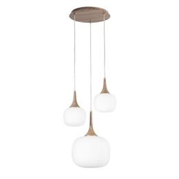 Luce Ambiente Design JAIPUR Pendelleuchte rund 3-flammig, I-JAIPUR-S3-BCO,