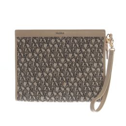 MaxMara Max Mara Clutch Damen Gr&ouml;&szlig;e One Size beige