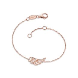 Engelsrufer Armband 'Fl&uuml;gel' Damen Gr&ouml;&szlig;e One Size rosegold / transparent