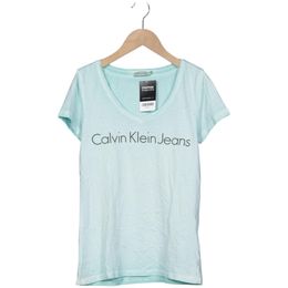 Calvin Klein Jeans T-Shirt Damen Gr&ouml;&szlig;e S blau