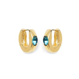 MISH Ohrringe 'Snowdrop' Damen Gr&ouml;&szlig;e One Size gold / jade