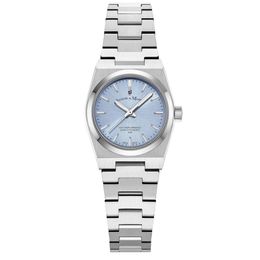 Jacques du Manoir Uhr Damen Gr&ouml;&szlig;e One Size hellblau / silber