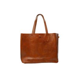 Bupell Schultertasche 'Aurelia' Damen Gr&ouml;&szlig;e One Size cognac