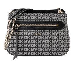 DKNY Schultertasche 'Bryant' Damen Gr&ouml;&szlig;e One Size hellgrau / schwarz