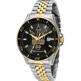 Maserati Uhr Herren Gr&ouml;&szlig;e One Size gold / schwarz / silber