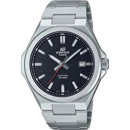 Casio Analoguhr 'EDIFICE' Herren Gr&ouml;&szlig;e One Size schwarz / silber