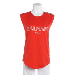 Balmain Top / Seidentop Damen Gr&ouml;&szlig;e S rot