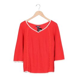 LANDS' END Lands&lsquo; End Pullover Damen Gr&ouml;&szlig;e M rot