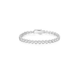 Rougemont Jewellery Armband 'Exquisites Tennisarmband Damen 18cm 925 Sterling Silber' Herren Gr&ouml;&szlig;e 2.5 silber
