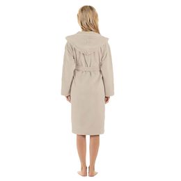 D&rsquo;s Damat Bademantel Damen Gr&ouml;&szlig;e S/M beige