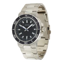 Guess Uhr Herren Gr&ouml;&szlig;e One Size schwarz / silber