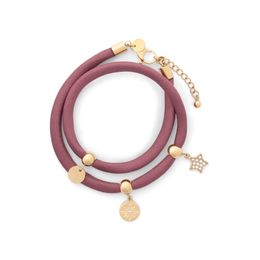 A&c Oslo &ndash; Nordic Design Jewellery Armband 'Steel - Charms Coll' Damen Gr&ouml;&szlig;e One Size gold