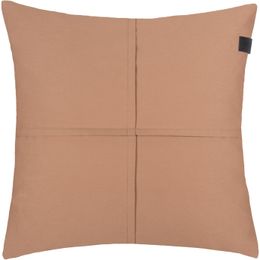 Sch&ouml;ner Wohnen Kollektion Dekokissen "Soft", braun (bronzefarben, unifarben), B:38cm L:38cm, Baumwolle, Polyester, SCH&Ouml;NER WOHNEN-KOLLEKTION, Dekokissen_Sitzkissen_Kissenh&uuml;llen, 38x38 cm