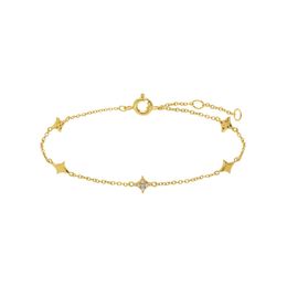 Lucardi Armband 'Modernes Basic' Damen Gr&ouml;&szlig;e Onesize gold