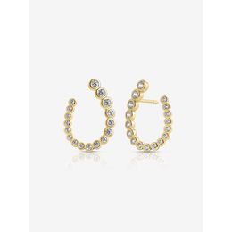Classyandfabulous Jewelry Ohrringe 'OSEANA' Damen Gr&ouml;&szlig;e One Size gold