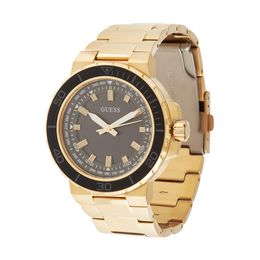 Guess Uhr Herren Gr&ouml;&szlig;e One Size gold / dunkelgrau / schwarz / wei&szlig;