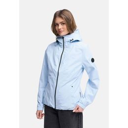 Outdoorjacke Marikoo "Yoshikoo", Damen, Gr. L, soft blau, Obermaterial: 100% Polyester; Futter: 100% Polyester; Wattierung: 100% Polyester; &Auml;rmelfutter: 100% Polyester, Jacken Outdoorjacke, mit Gummizug im Saumbereich