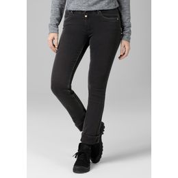 Slim-fit-Jeans Timezone "Slim MarahTZ", Damen, Gr. 29, L&auml;nge 32, schwarz, 96% Baumwolle 3% Polyester 1% Elastan, normal, Jeans Slim-fit-Jeans