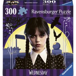 Puzzle Ravensburger "Wednesday, No Hug Zone", bunt, Puzzles, KinderB:27cm H:39cm, Pappe, Made in Europe, B:27cm H:39cm