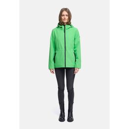 Outdoorjacke Marikoo "Katzilein", Damen, Gr. M, cactus gr&uuml;n, Obermaterial: 100% Polyester; Futter: 100% Polyester; Wattierung: 100% Polyester; &Auml;rmelfutter: 100% Polyester, Jacken Outdoorjacke, mit verstellbarem Taillenkordelzug