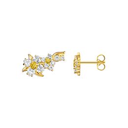Thomas Sabo Ohrringe 'Lovely Daisy' Damen Gr&ouml;&szlig;e One Size gold / transparent