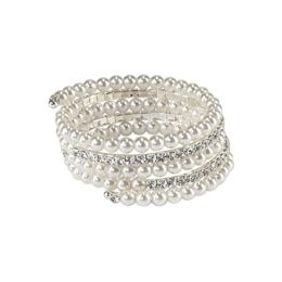 J. JAYZ Armband Damen Gr&ouml;&szlig;e One Size silber / perlwei&szlig;