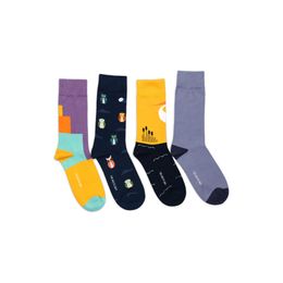 The Arctic Bay Socken 'ZORA EDITION Gift box 4 Pack Unisex' Damen Gr&ouml;&szlig;e 36/40 bunt