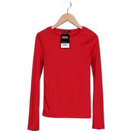 stradivarius Langarmshirt Damen Gr&ouml;&szlig;e S rot