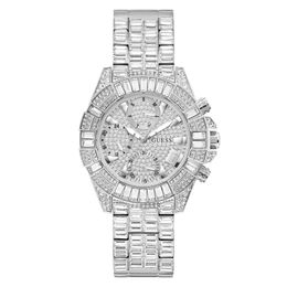 Guess Analoguhr 'Iconic 40th Anniversary' Damen Gr&ouml;&szlig;e One Size silber