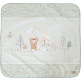 Babydecke Roba "Woodland Buddies, Kuscheldecke", woddland buddies, B:80cm L:80cm, Baumwolle, Wohndecken, Babydecke