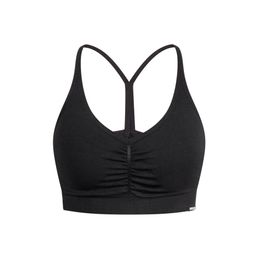Smilodox Sport-BH 'Hailey Scrunch' Damen Gr&ouml;&szlig;e XS schwarz