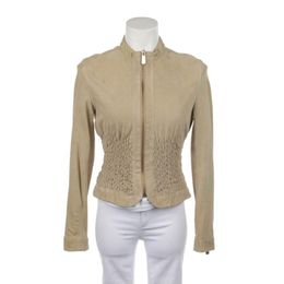 Valentino Lederjacke / Ledermantel Damen Gr&ouml;&szlig;e S beige