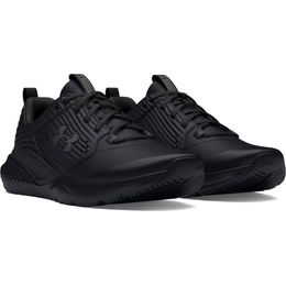 Trainingsschuh Under Armour "UA Charged Commit TR 4", Herren, Gr. 47,5, schwarz, Leder, Textil, Schuhe
